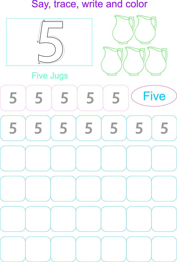 Number Writing Worksheet 5
