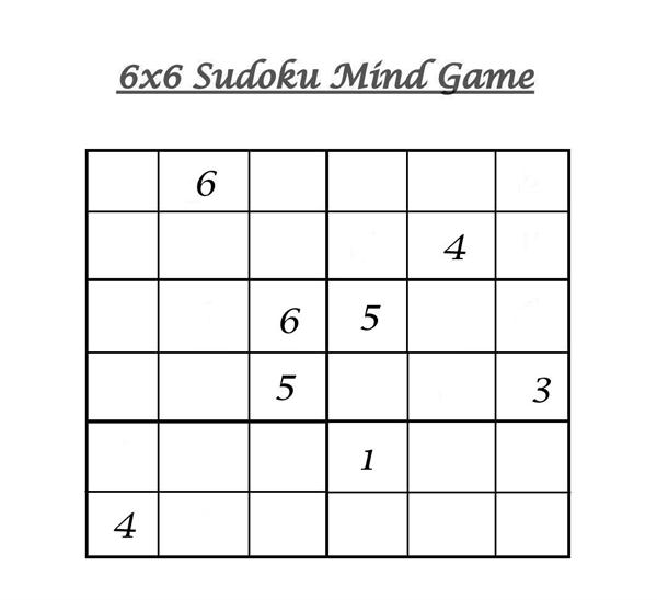 6x6 Sudoku 11